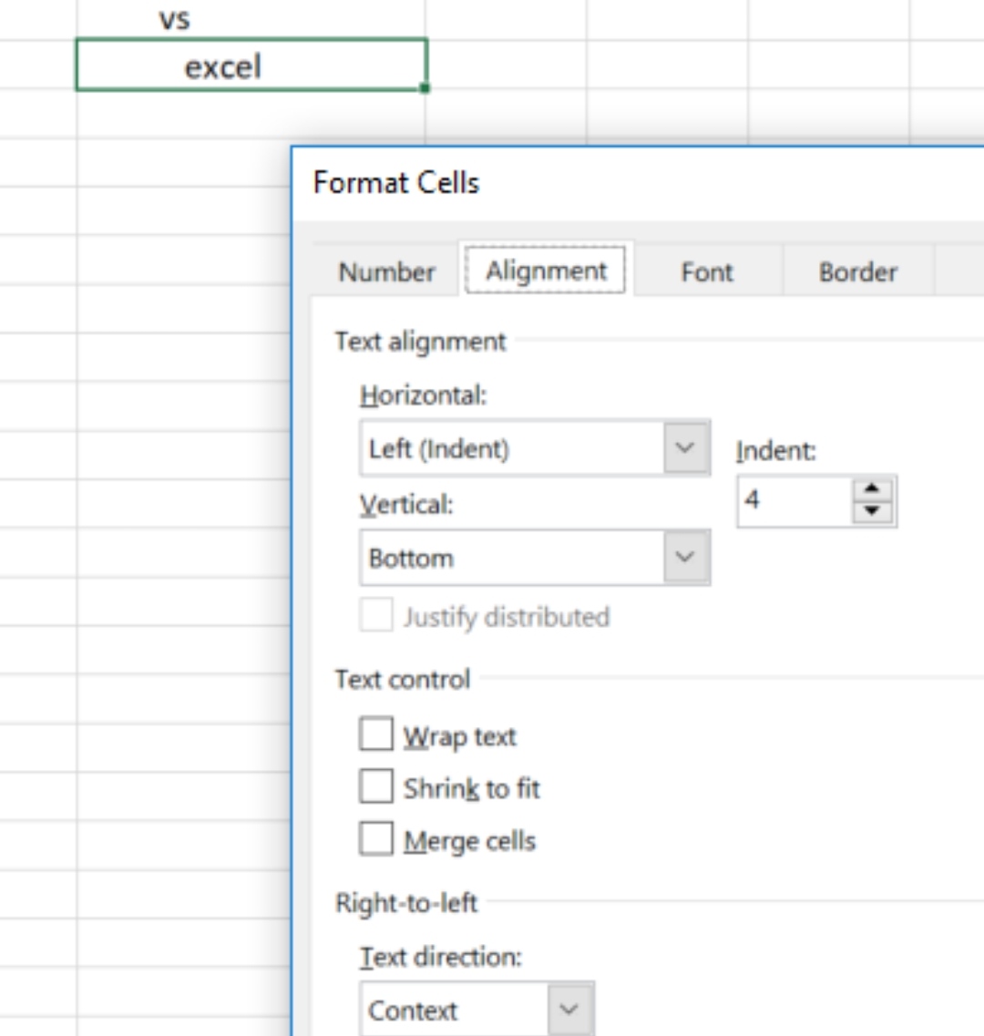 ExcelDNA And Cell Indenting Julien Valery Software Alien